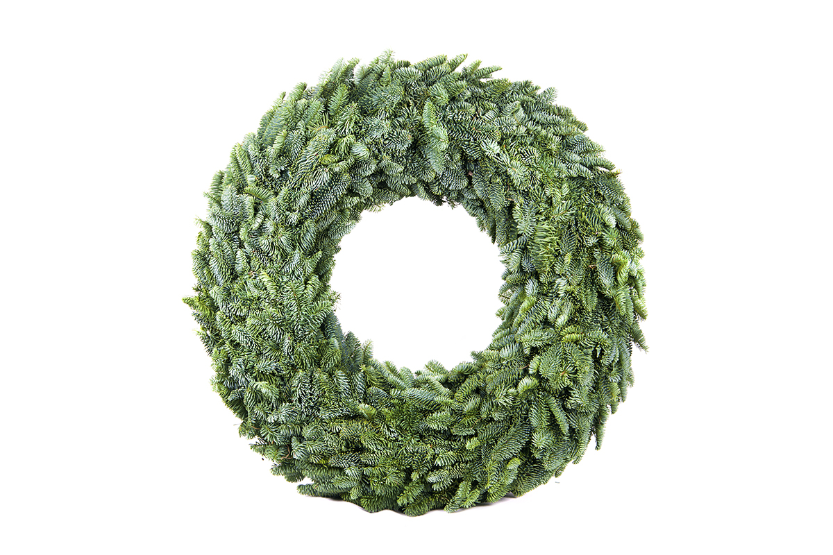 Wreath Nobilis Round | KRANS | Wreaths | Foliage | All Products ...